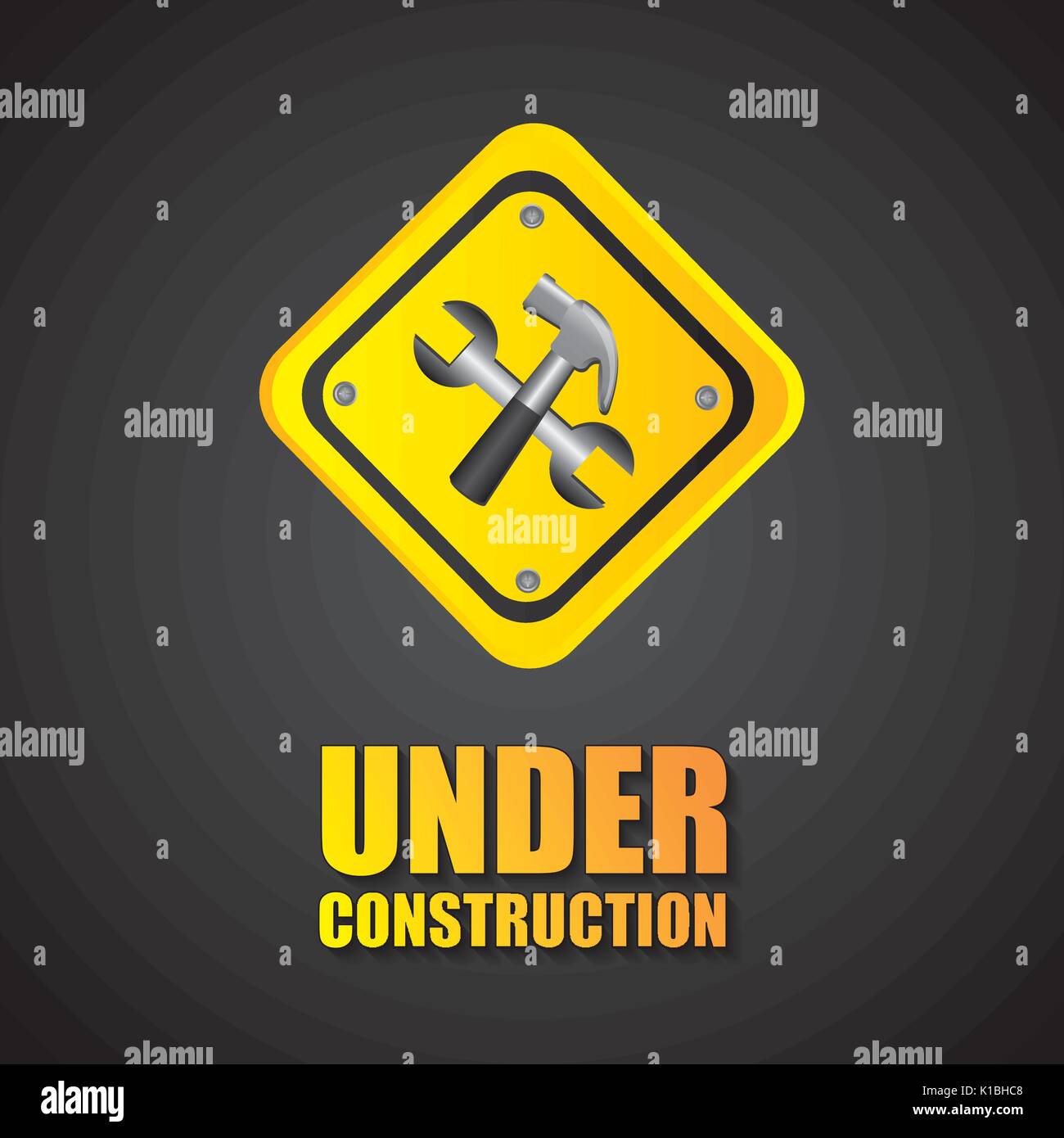 Construction Site Sign Board High Resolution Stock Photography and ...