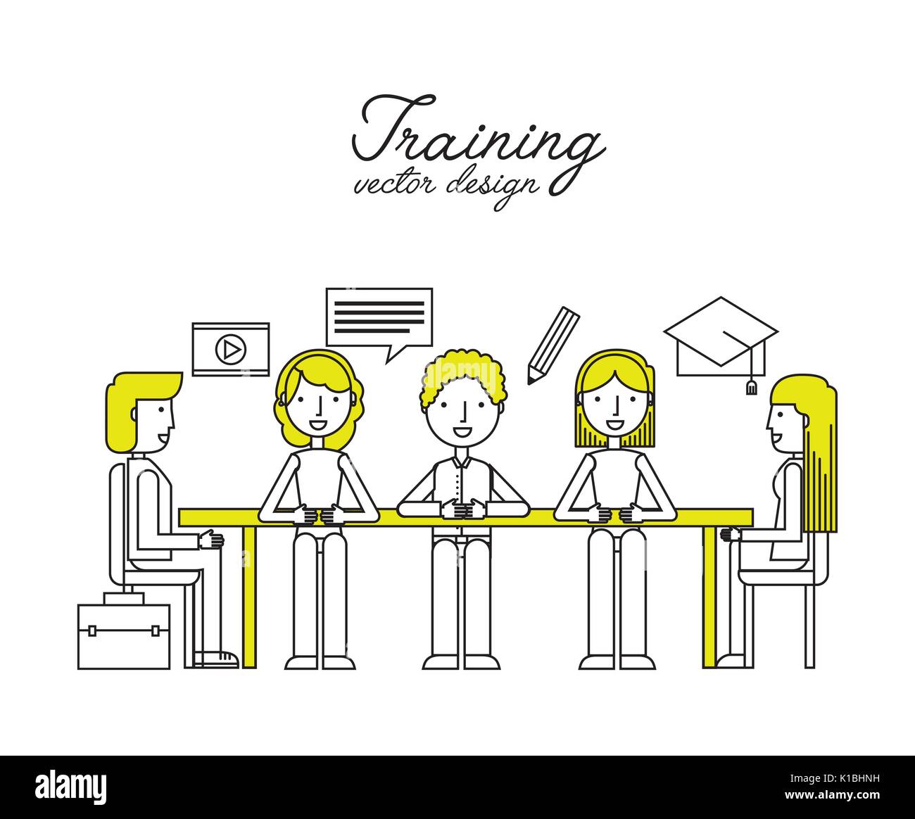 training course design Stock Vector Image & Art - Alamy