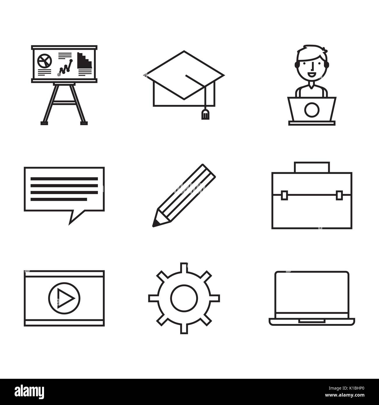 training course design Stock Vector Image & Art - Alamy