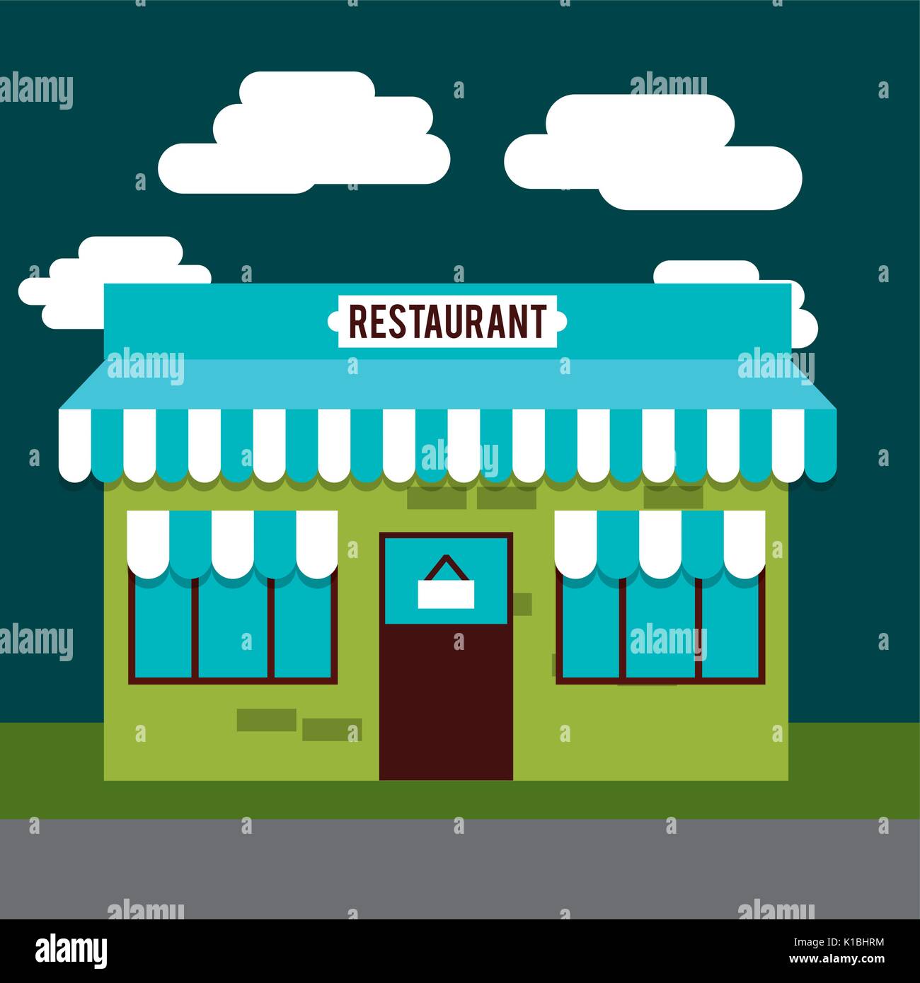 restaurant outside design Stock Vector Image & Art - Alamy