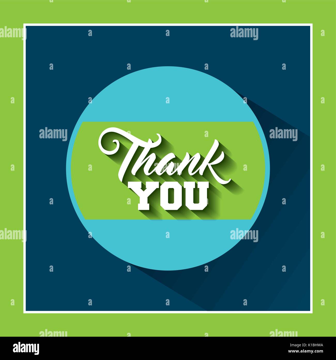 thank you card design Stock Vector Image & Art - Alamy