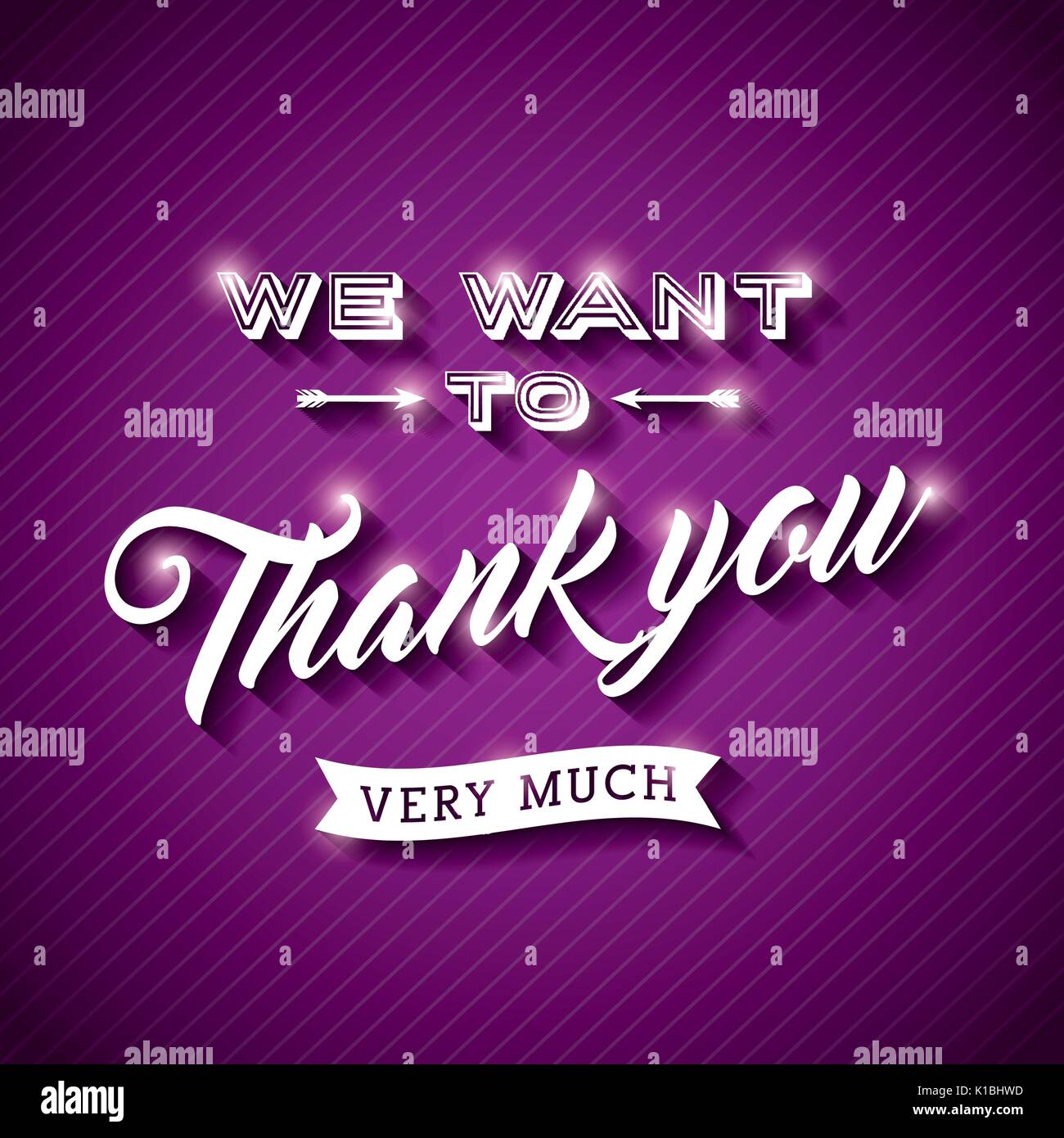 thank you card design Stock Vector Image & Art - Alamy