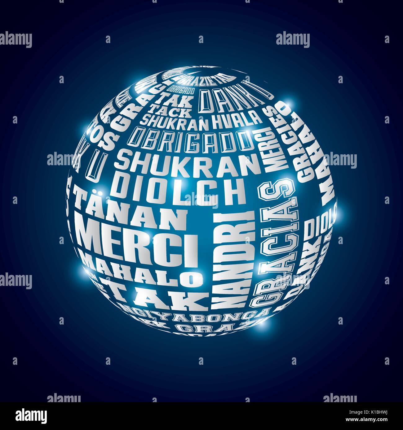 thank you card design Stock Vector Image & Art - Alamy