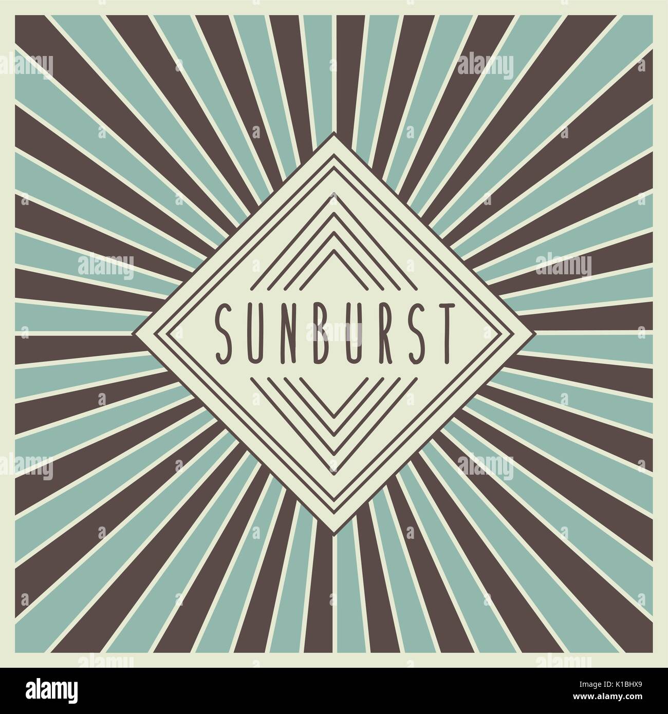 sunburst frame design Stock Vector Image & Art - Alamy