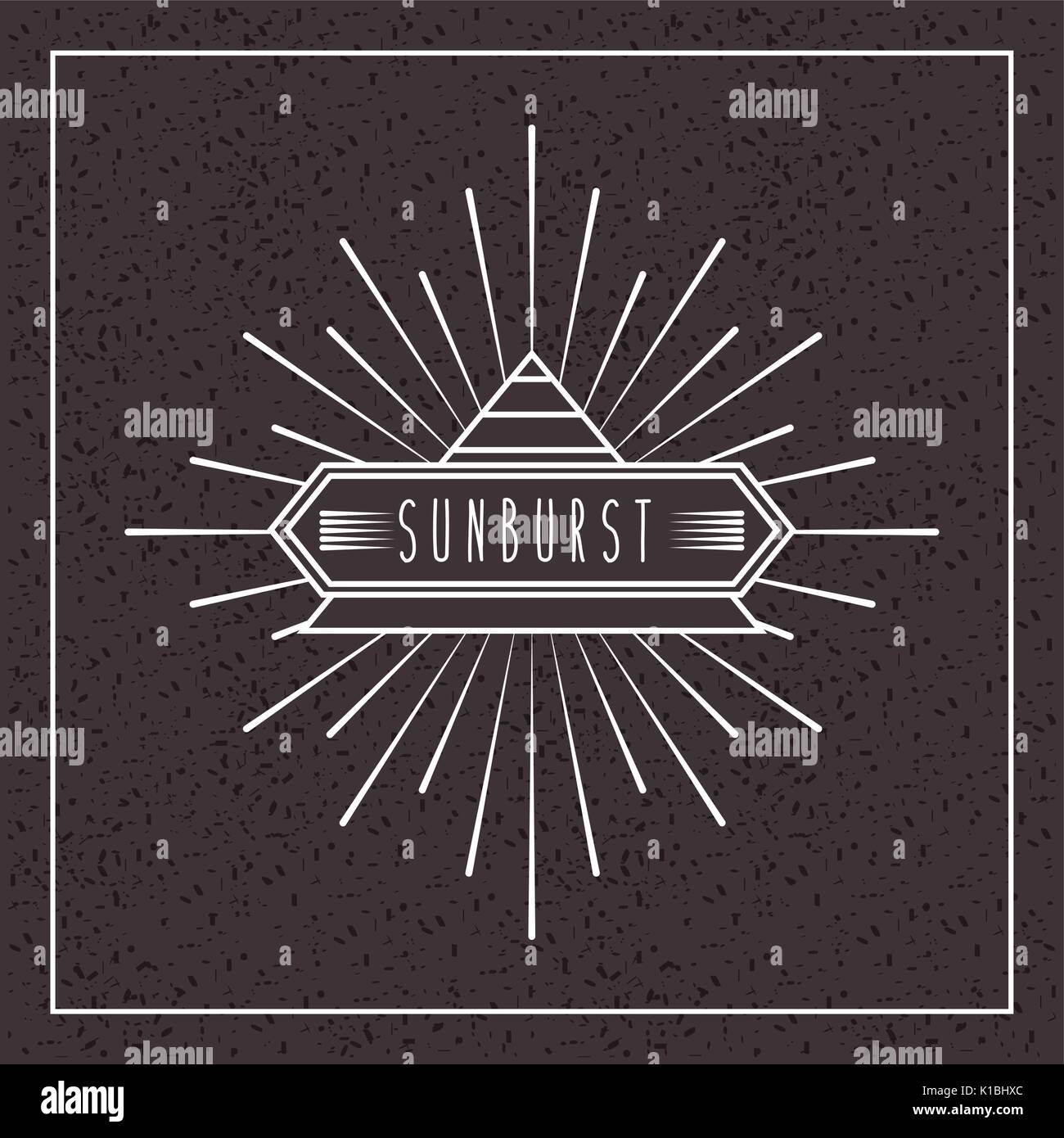 sunburst frame design Stock Vector Image & Art - Alamy