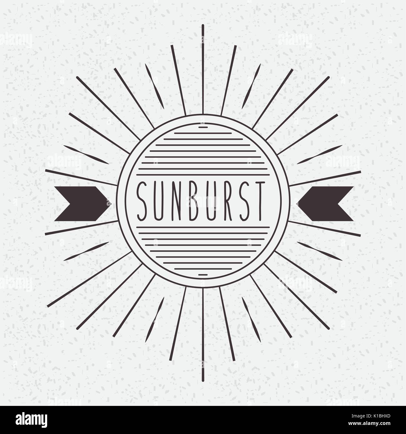 sunburst frame design Stock Vector Image & Art - Alamy
