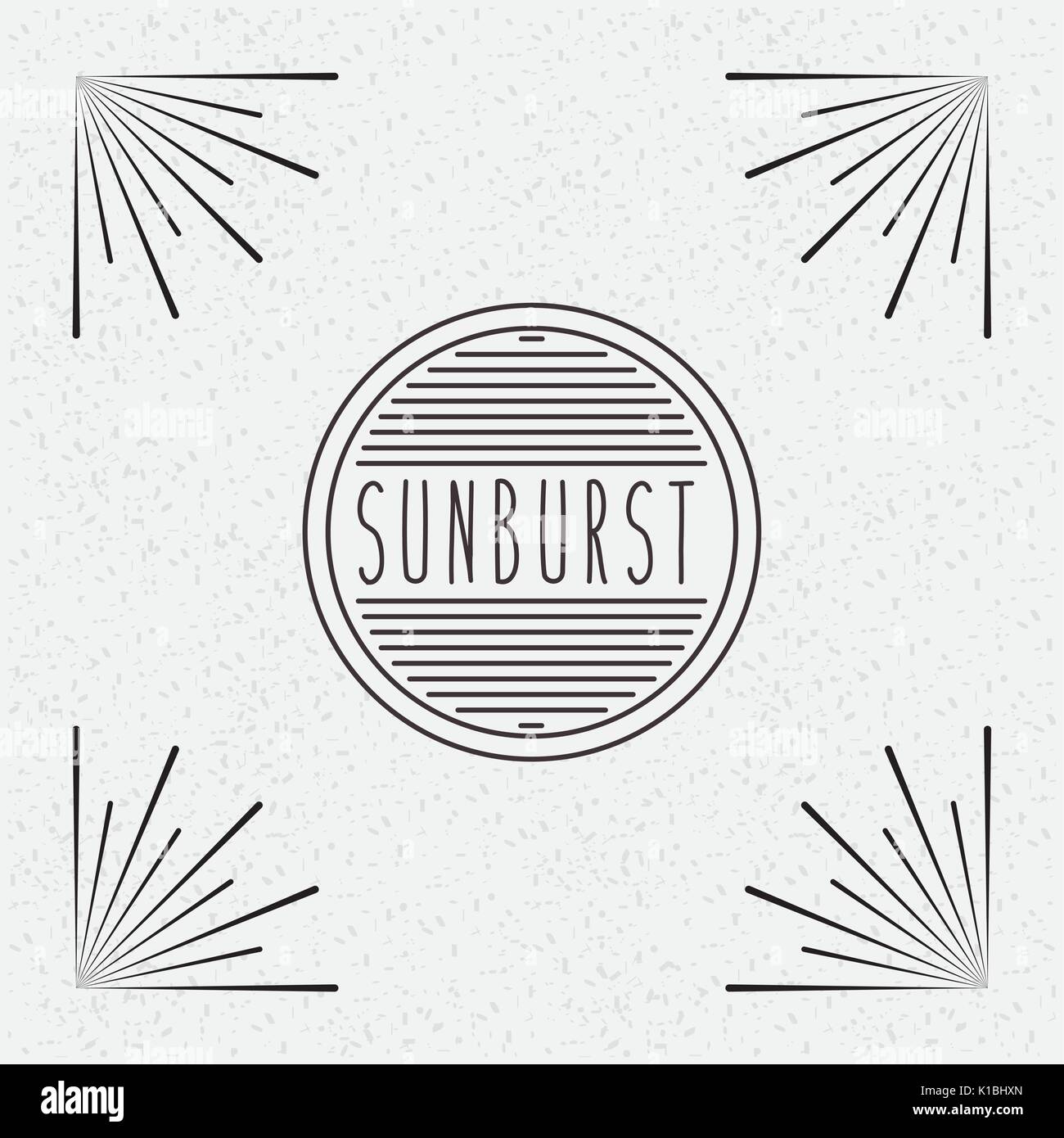 sunburst frame design Stock Vector Image & Art - Alamy