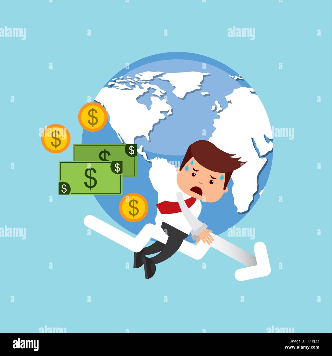 global economy design Stock Vector Image & Art - Alamy
