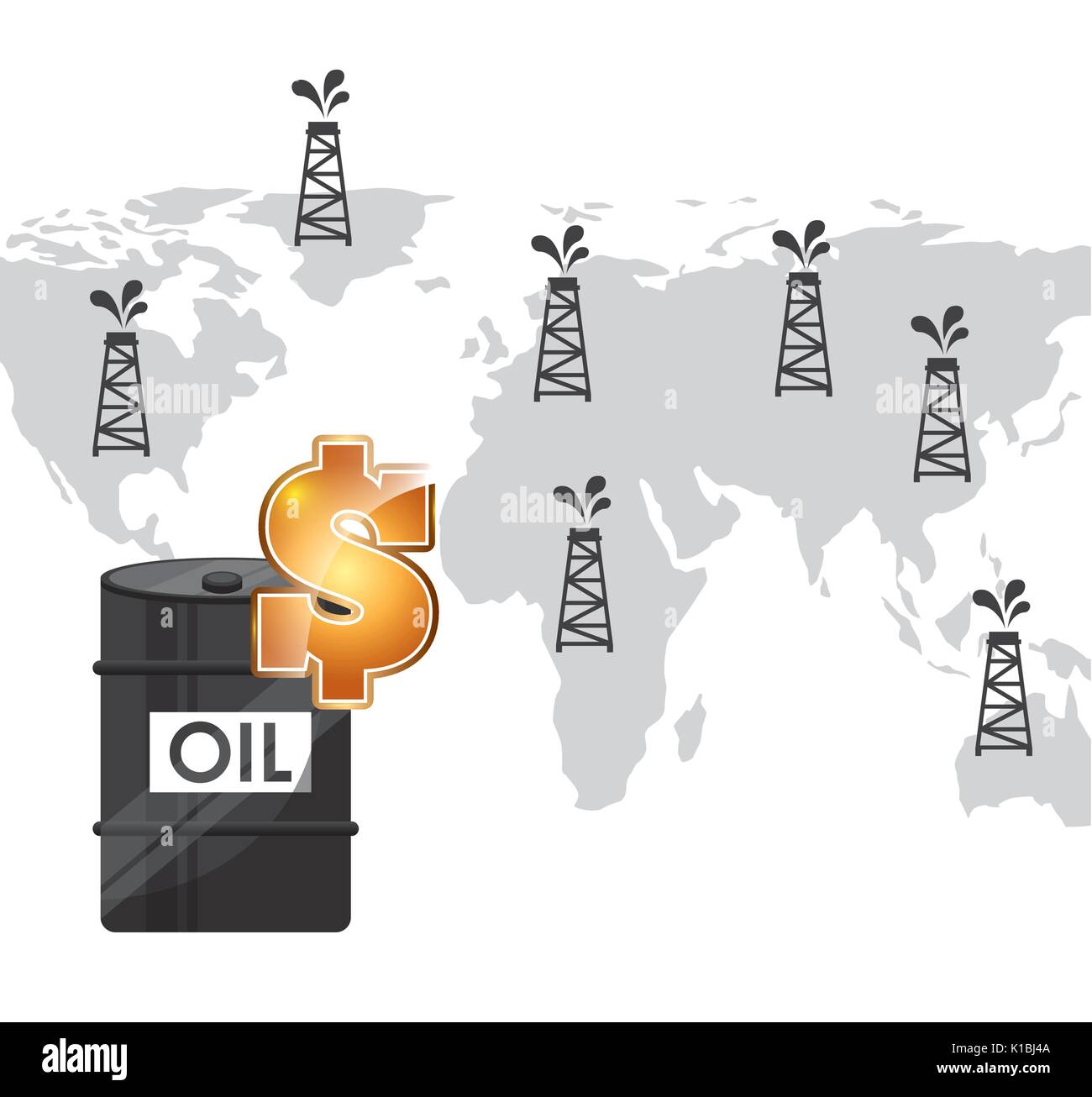 oil prices design Stock Vector Image & Art - Alamy