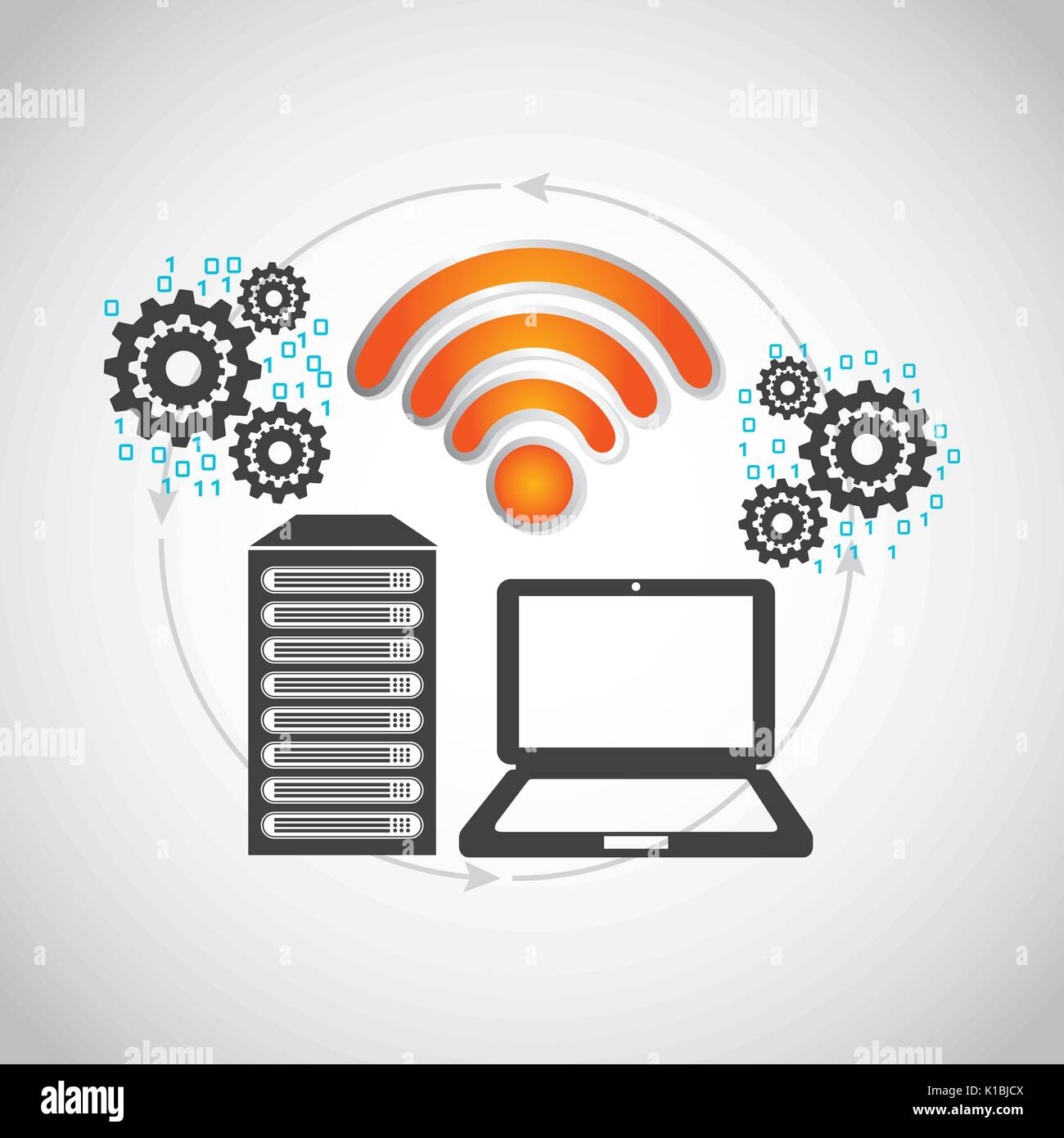wifi connection design Stock Vector Image & Art - Alamy