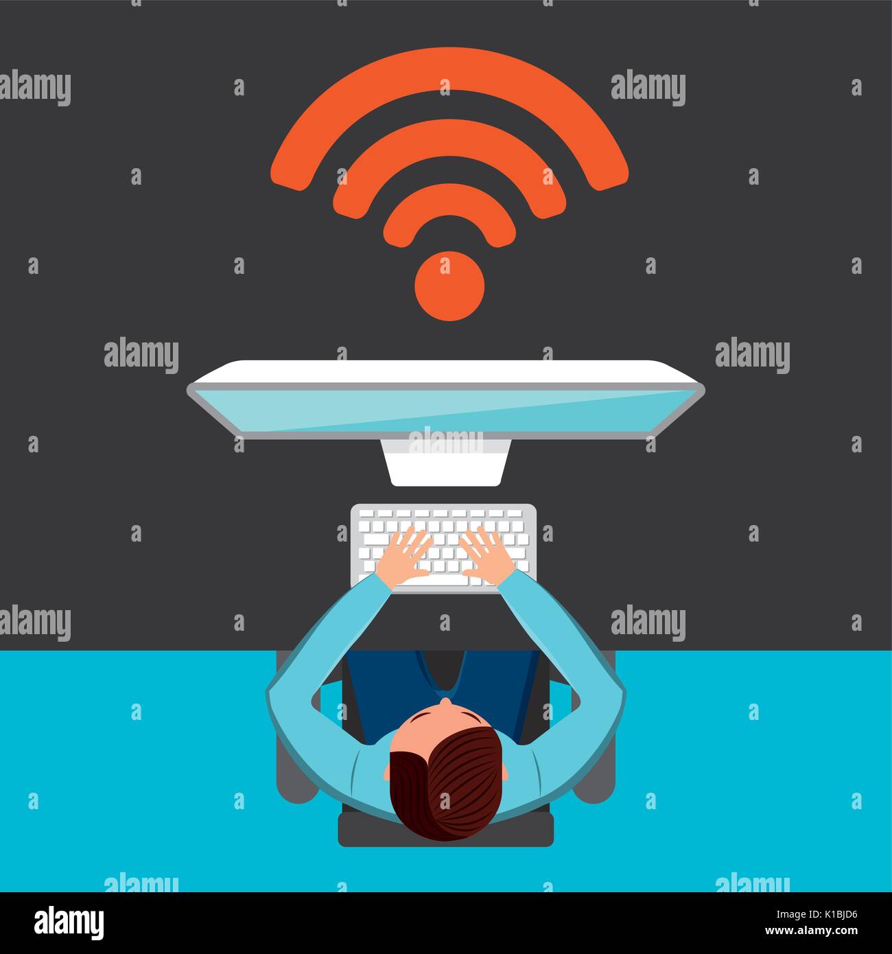 wifi connection design Stock Vector Image & Art - Alamy