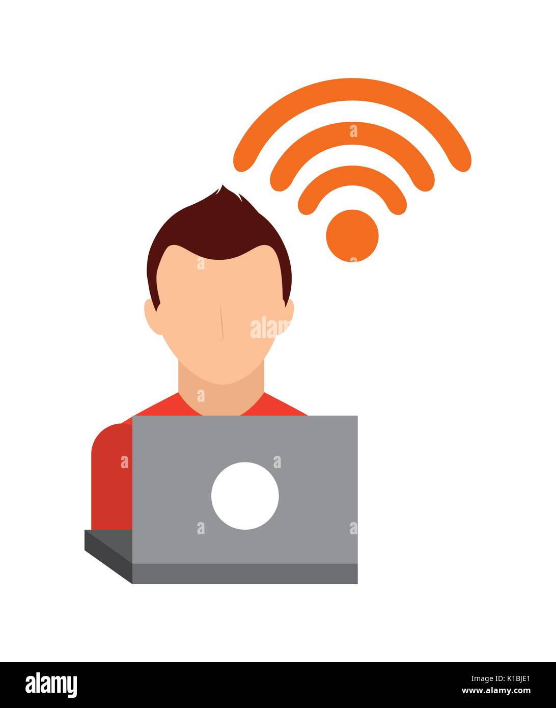 wifi connection design Stock Vector Image & Art - Alamy