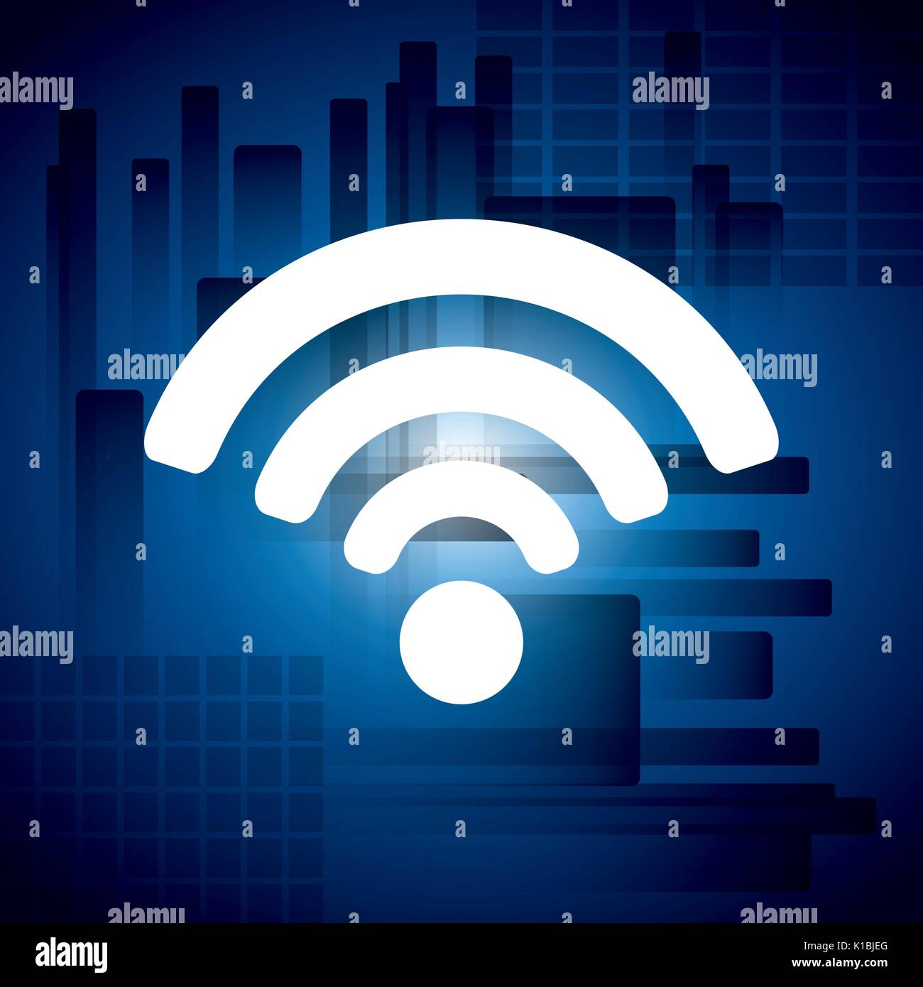 wifi connection design Stock Vector Image & Art - Alamy
