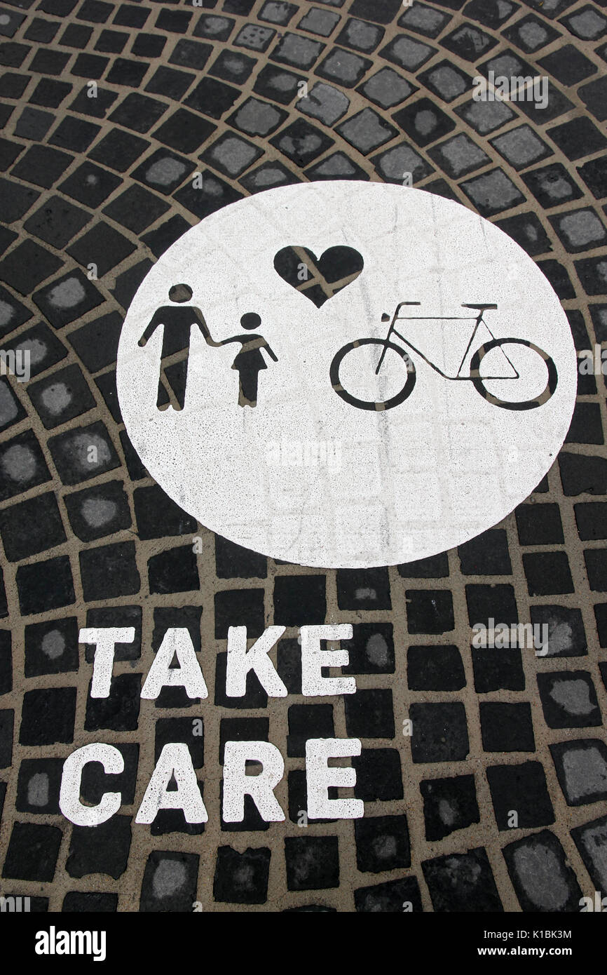 take care sign Perth Australia Stock Photo - Alamy