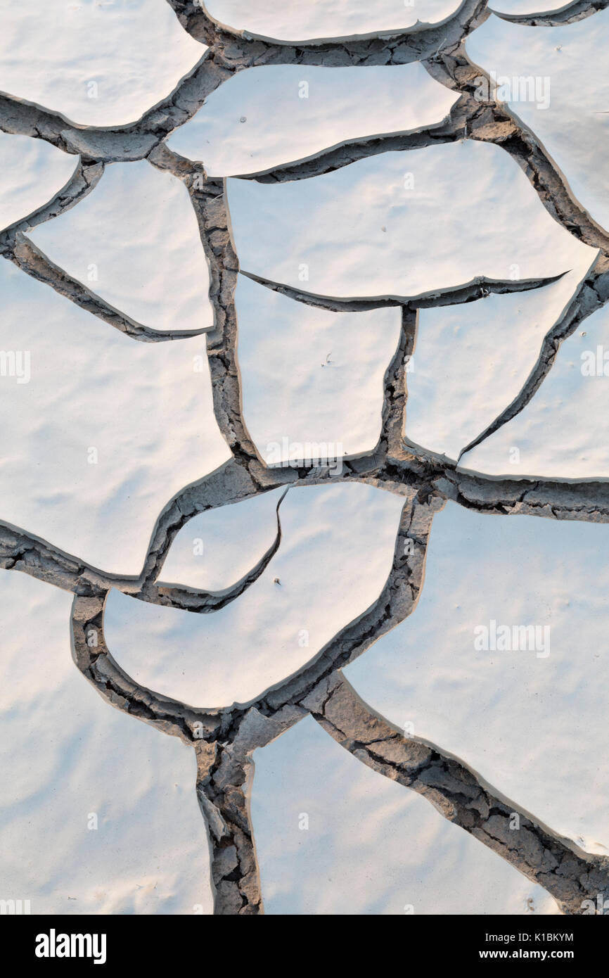 Dried Mud Pattern, Anza-Borrego Desert State Park, California Stock ...