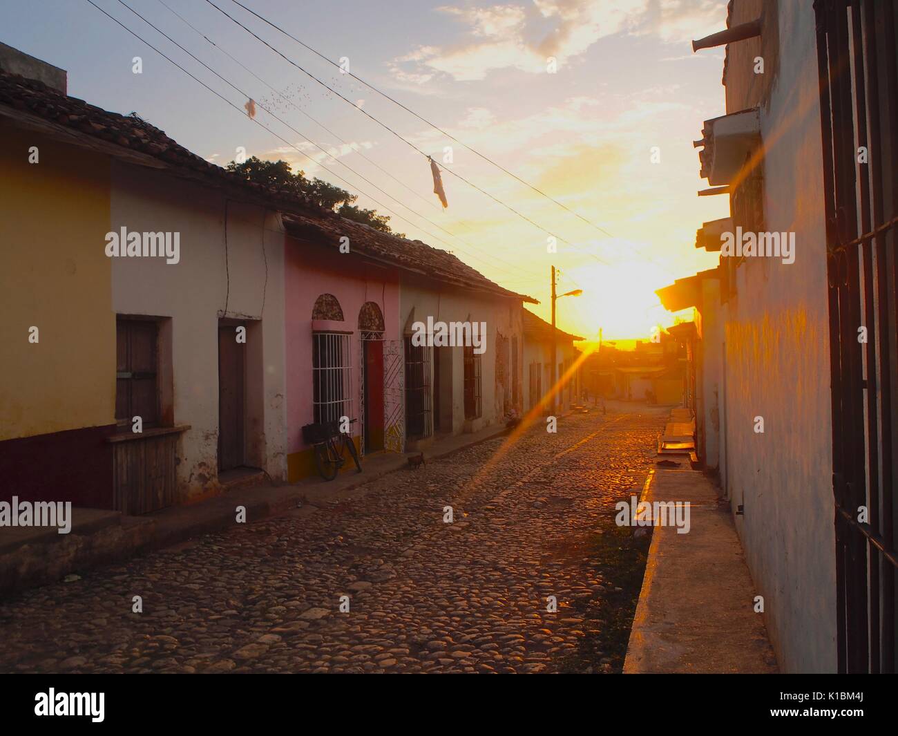 Street of Trinidad Stock Photo - Alamy