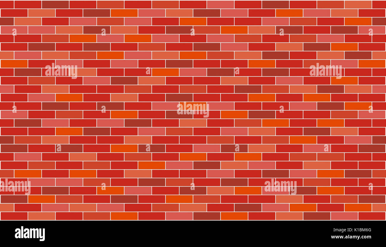 3d render of bricks texture with white gap Stock Photo - Alamy