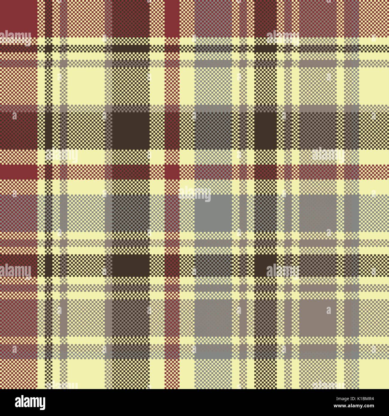 Check seamless pattern fabric texture. Vector illustration Stock Vector ...