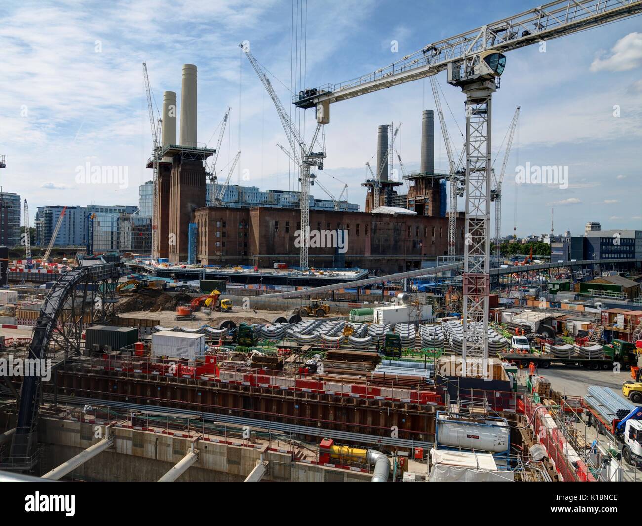 London, United Kingdom - July 7, 2017: Battersea Power Station ...