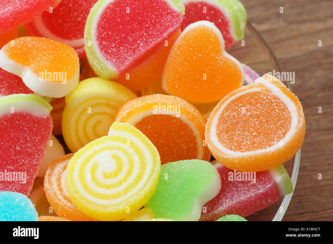 sweet candy in heart shape Stock Photo - Alamy
