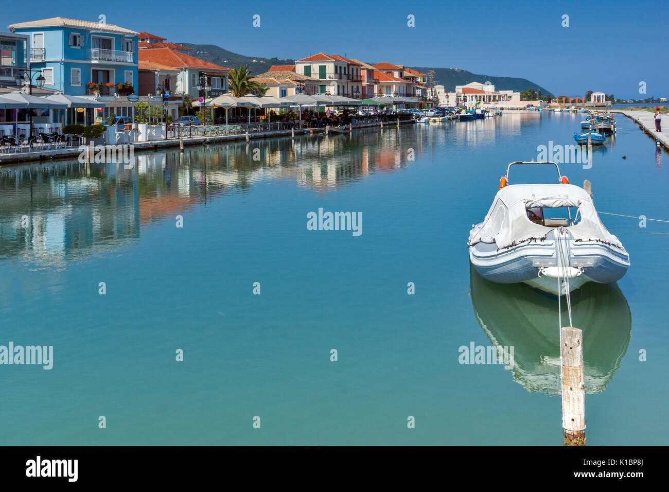 Lefkada Town, Lefkada, Ionian Islands, Greece Stock Photo - Alamy