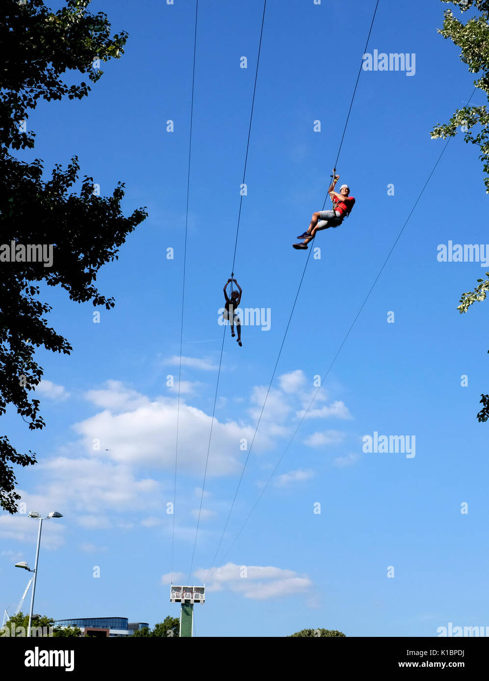 Zipwire uk hi-res stock photography and images - Alamy
