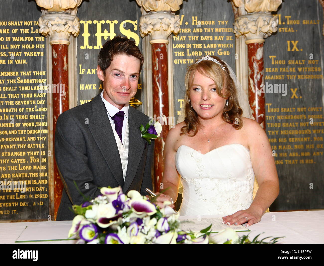 Wedding photographs, couples getting married and celebrating with their ...