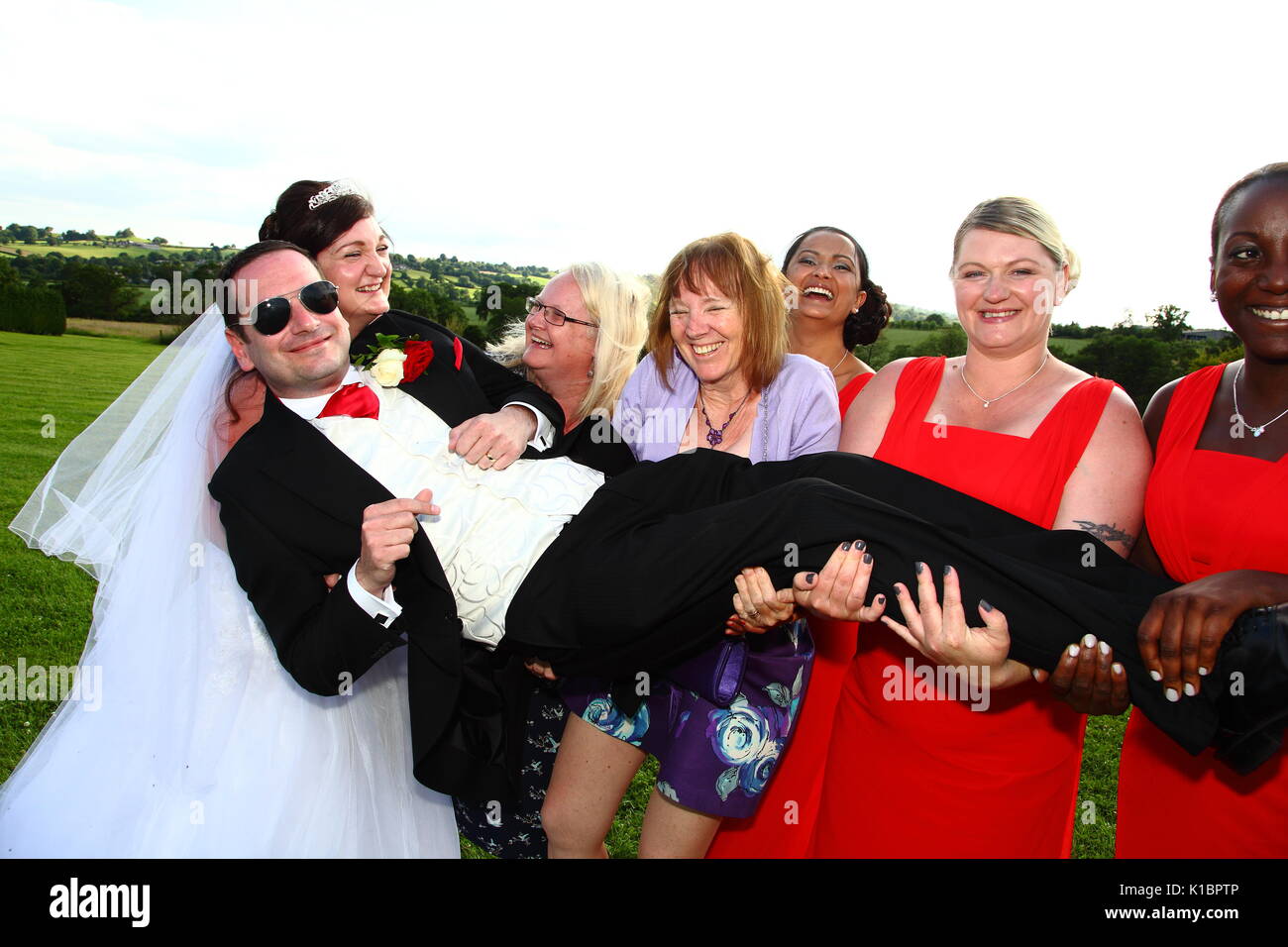 Wedding photographs, couples getting married and celebrating with their ...