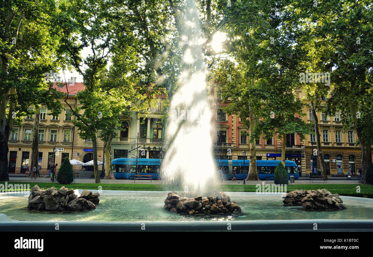 Zagreb park zrinjevac hi-res stock photography and images - Alamy