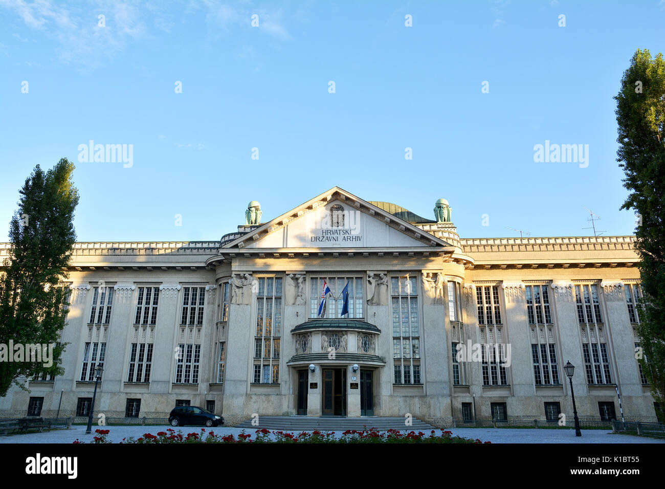 Croatian national library building zagreb hi-res stock photography and ...