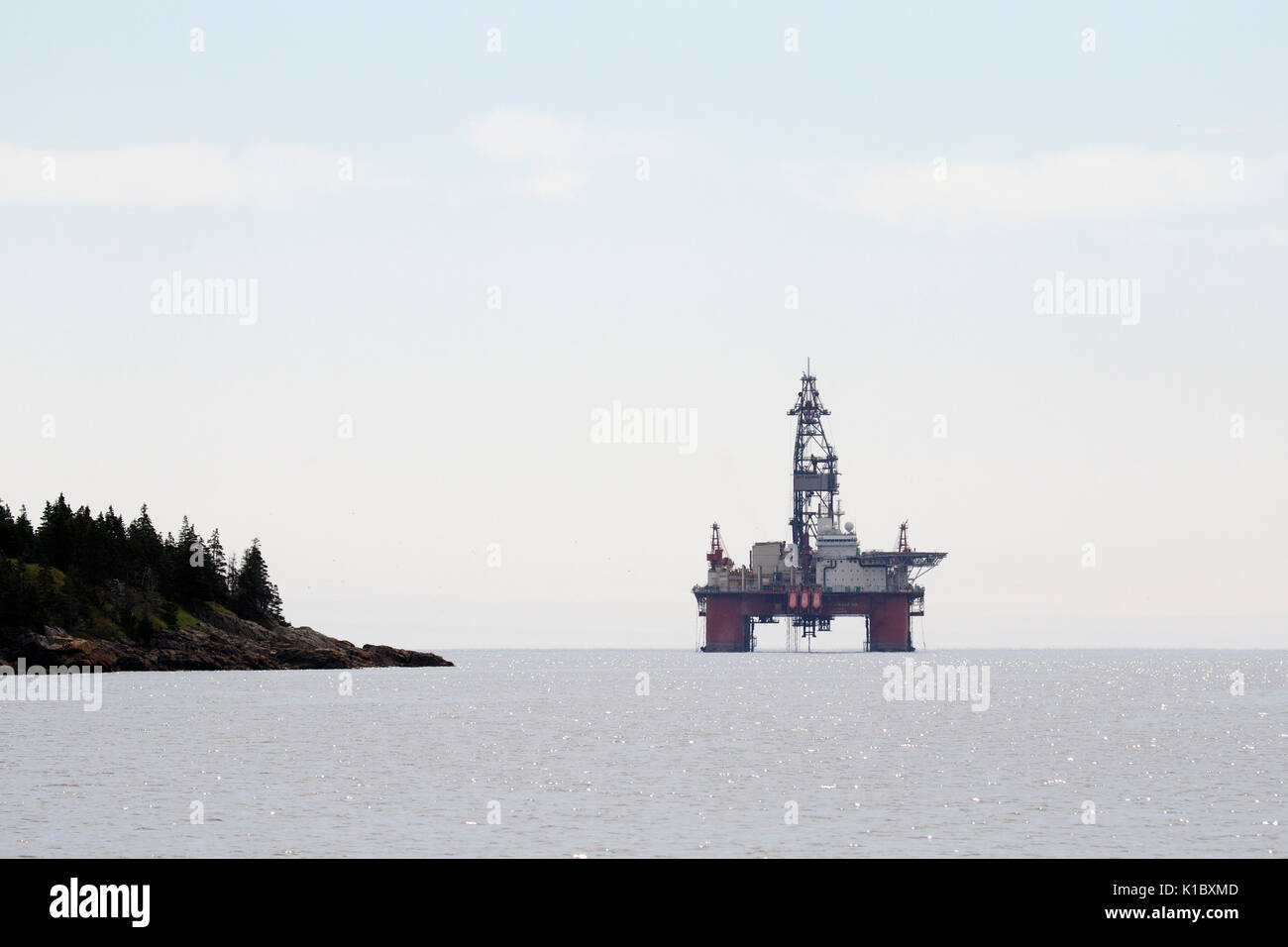 Oil Drilling Platform Stock Photo - Alamy