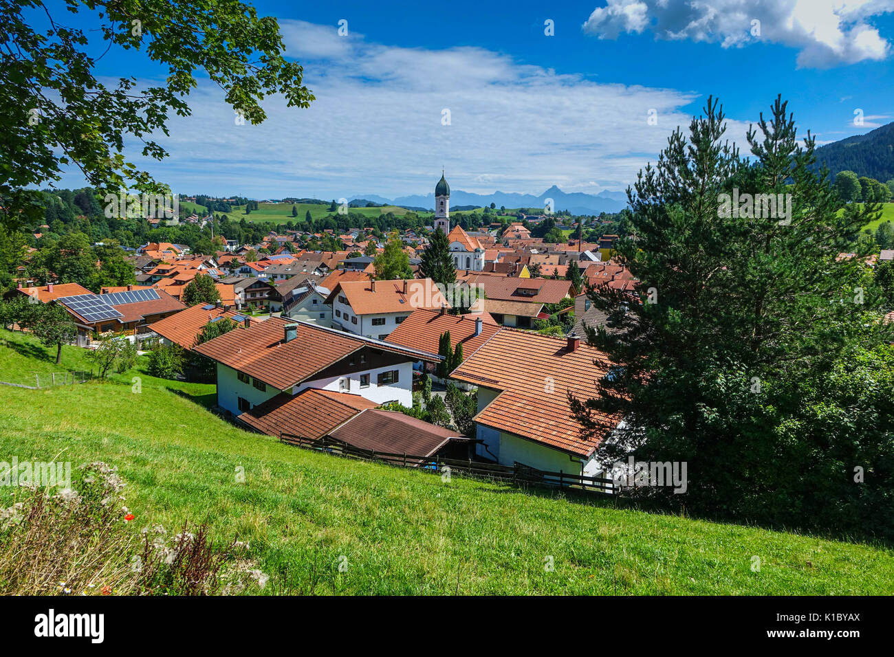 Market nesselwang in the allgäu germany hi-res stock photography and ...