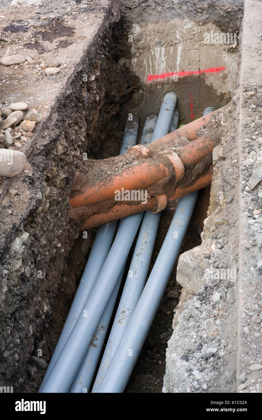 Underground cable routing hi-res stock photography and images - Alamy