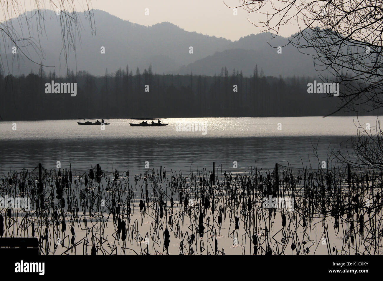 Hangzhou lake sunset hi-res stock photography and images - Alamy