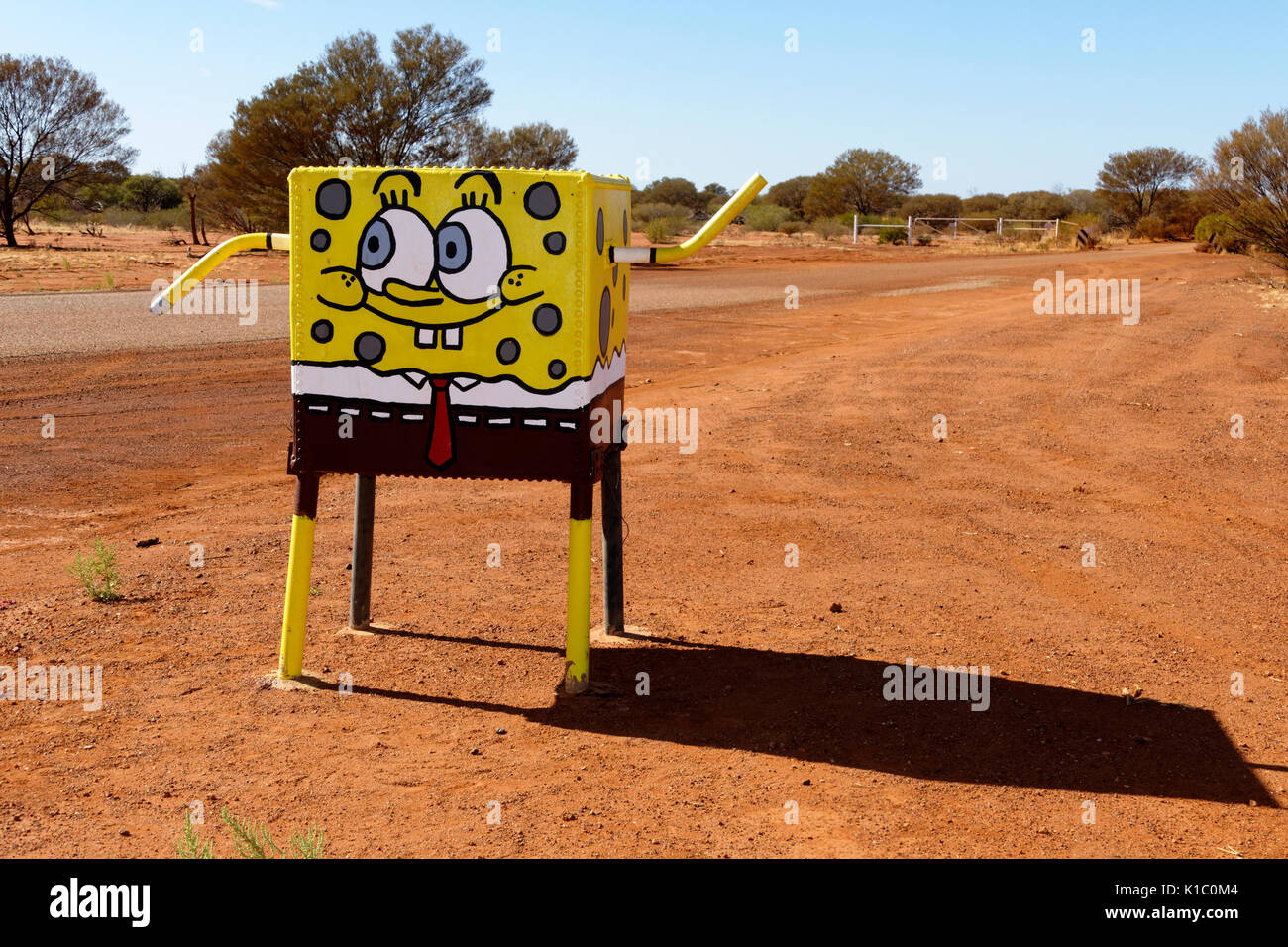 Colourful and funny Post and Parcel box in outback Australia ...
