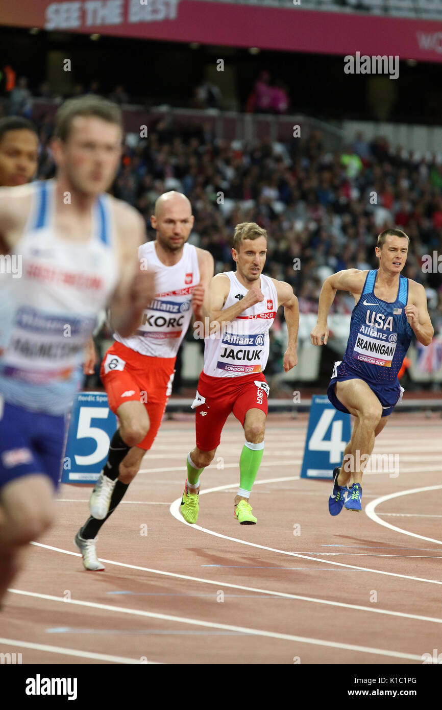 Sylwester JACIUK of Poland in the Men's 800 m T20 Final at the World ...