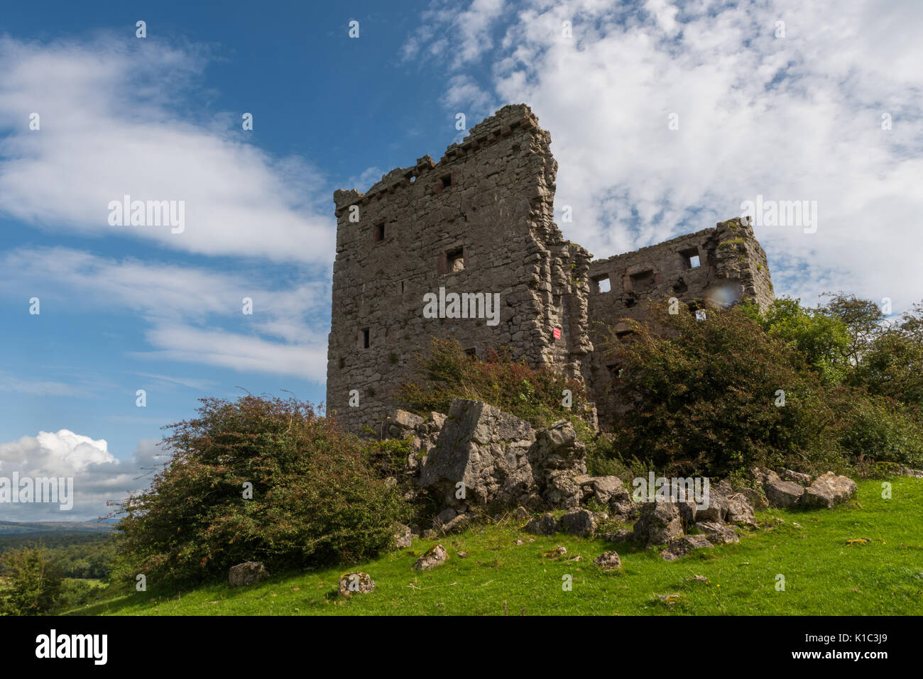 Arnside Tower Cumbria Stock Photo - Alamy