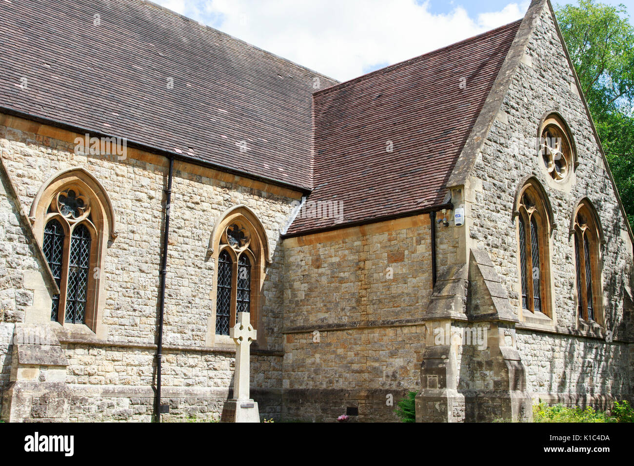 Church of the Holy Innocents (detail), High Beach, Essex, England Stock ...