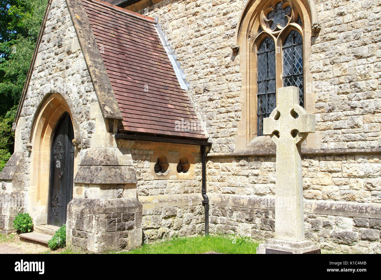 Church of the Holy Innocents (detail), High Beach, Essex, England Stock ...