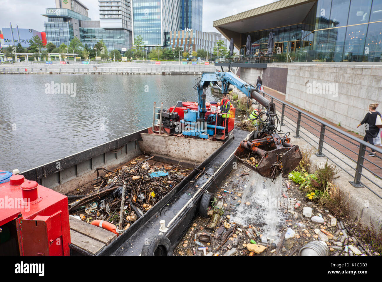 Trash collection waterway High Resolution Stock Photography and Images ...