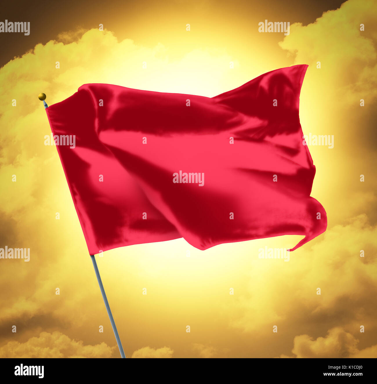 Blank flag sky hi-res stock photography and images - Alamy