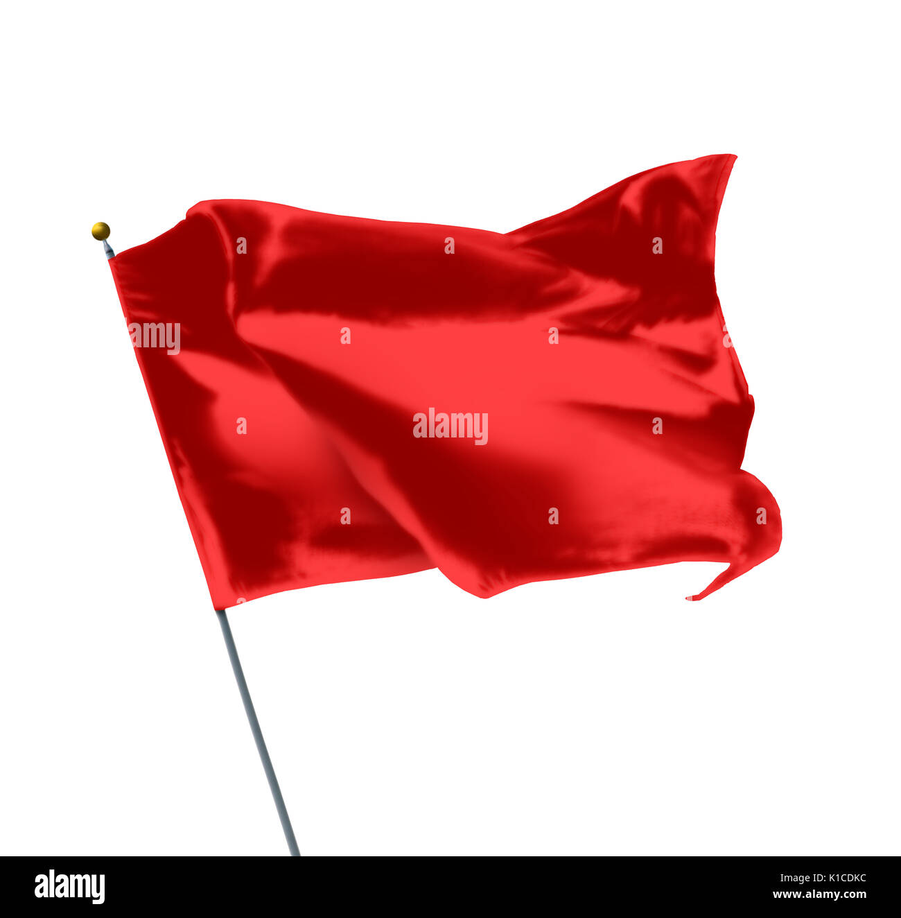 Plain red flag hi-res stock photography and images - Alamy