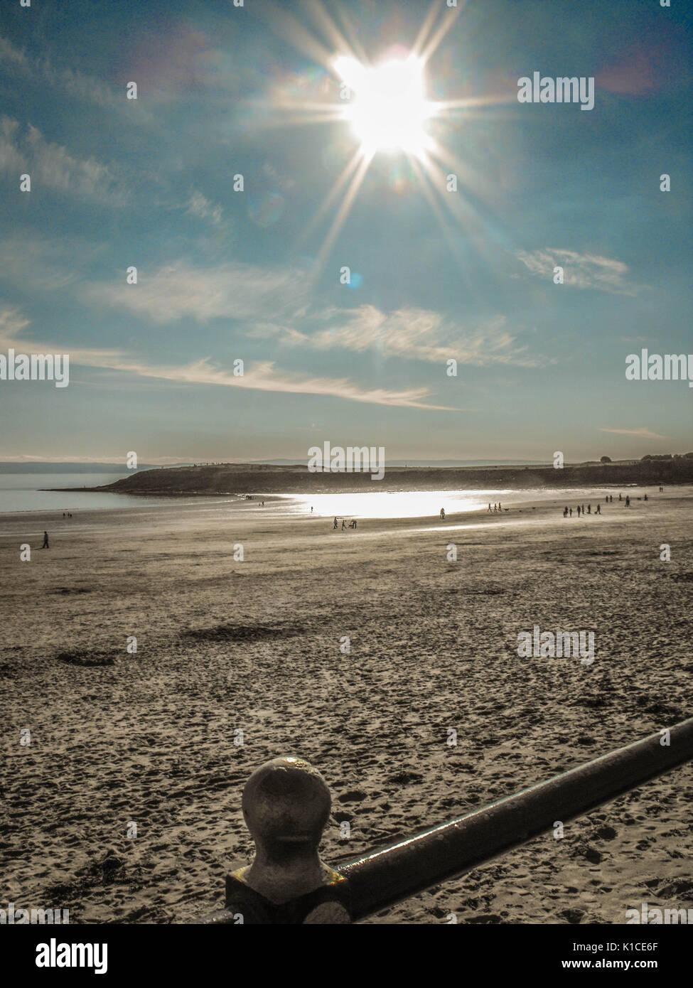 The beach at Whitmore Bay, Barry Island, Vale of Glamorgan, Wales, UK ...