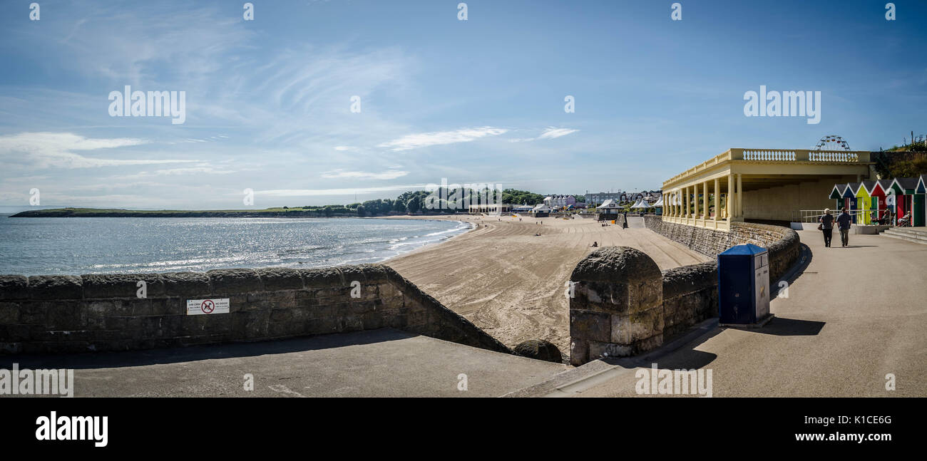 The beach at Whitmore Bay, Barry Island, Vale of Glamorgan, Wales, UK ...