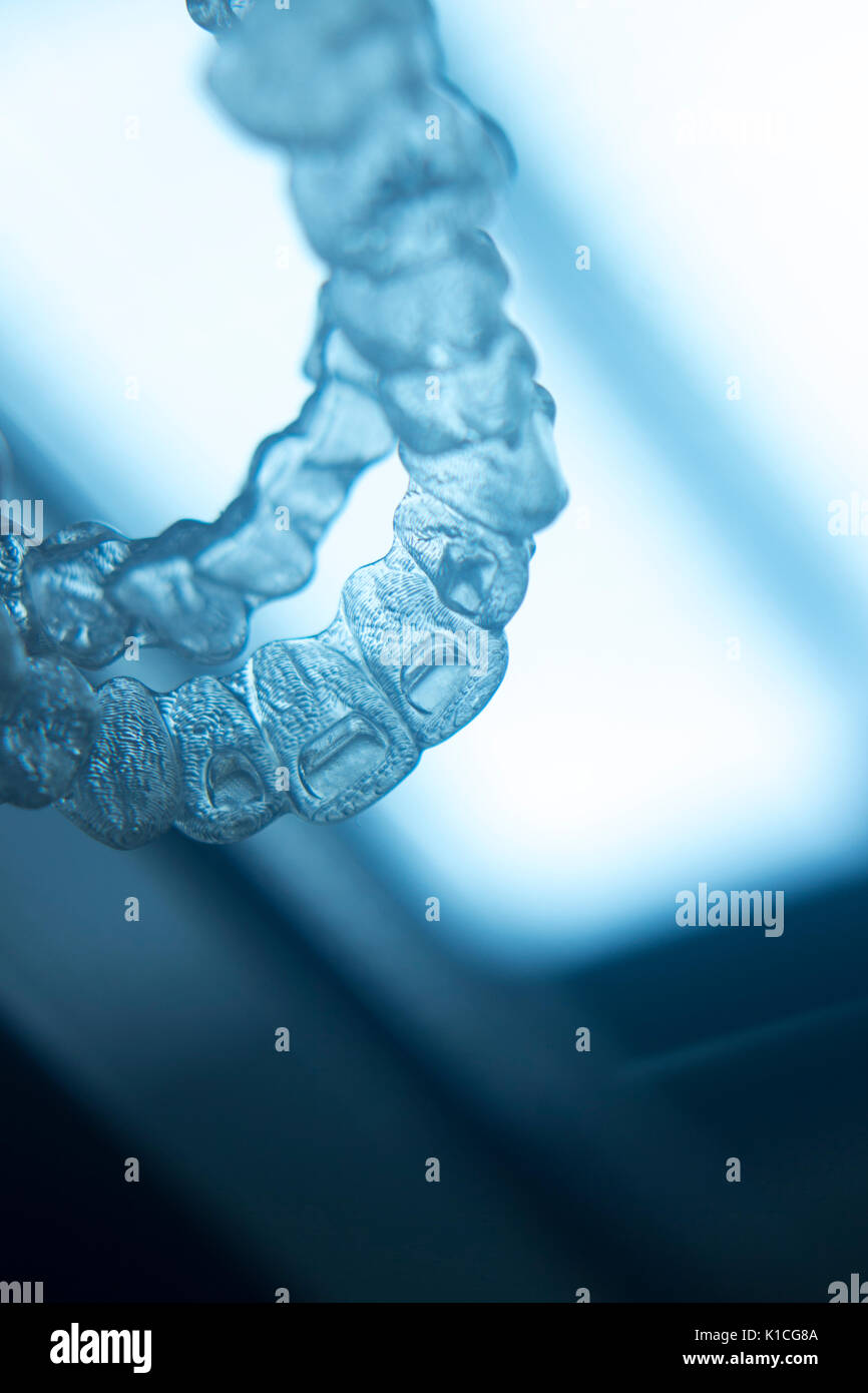 Invisible teeth retainers orthodontic brackets. Plastic modern ...