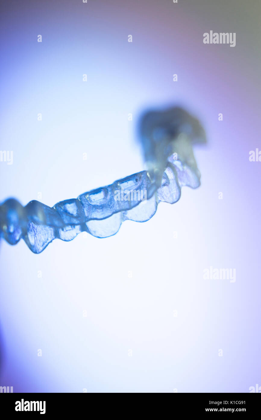 Invisible teeth retainers orthodontic brackets. Plastic modern ...