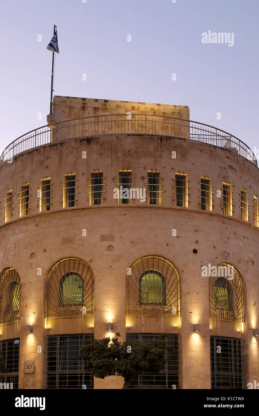 Exterior of the Jerusalem Historical City Hall Building built during ...