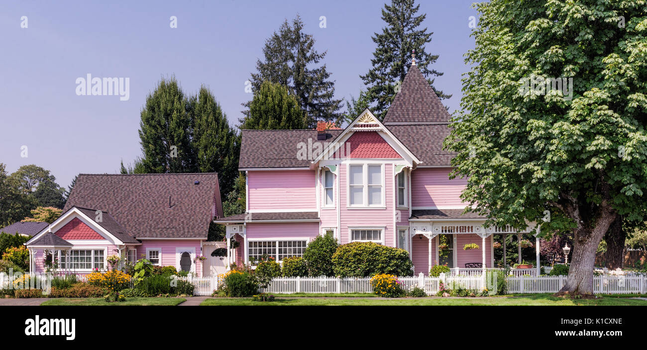 A century old Victorian home, lovingly restored by the owner Stock ...
