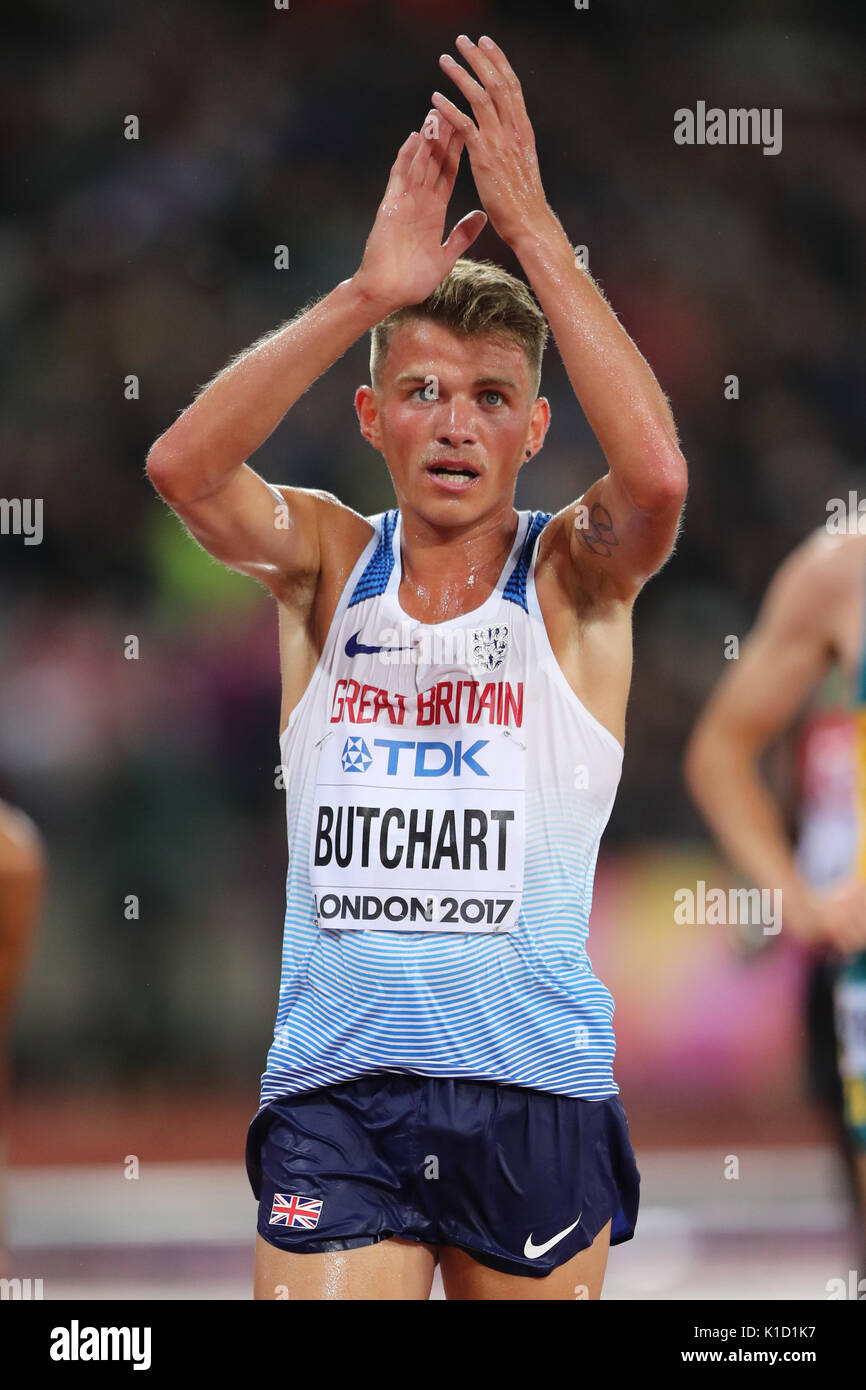 Andrew BUTCHART (Great Britain) competing in the Men's 5000m Heat 2 at ...