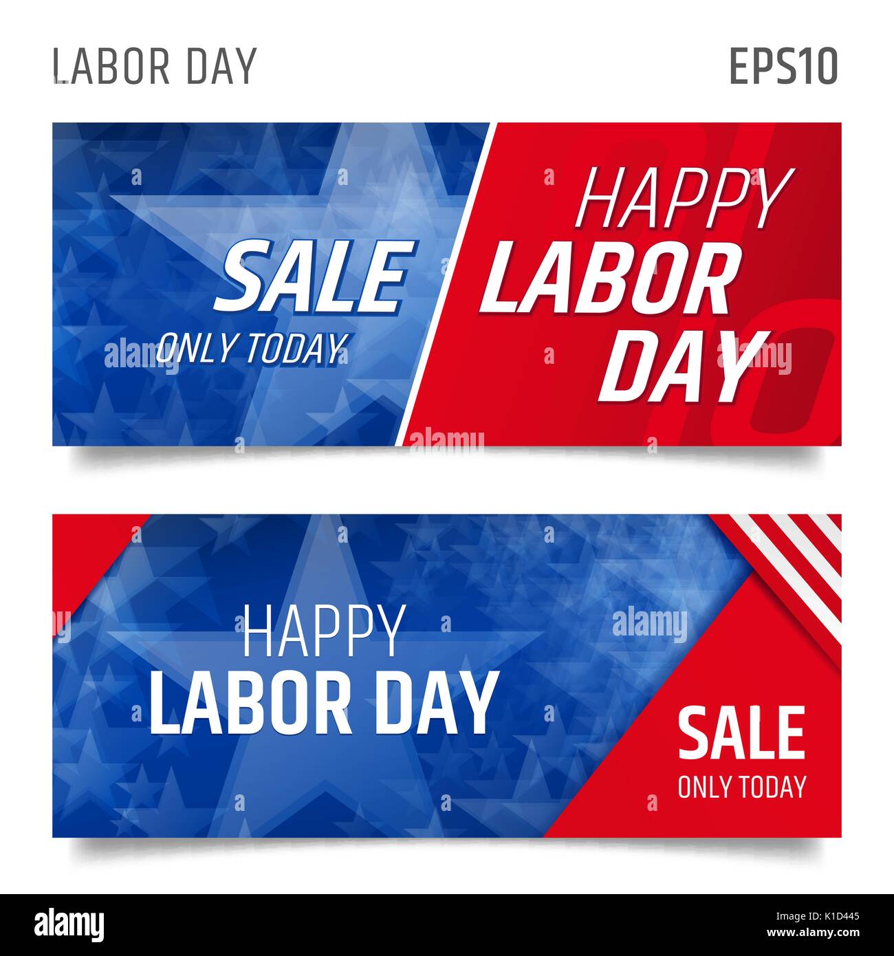 Vector horizontal banner happy Cut Out Stock Images & Pictures - Alamy